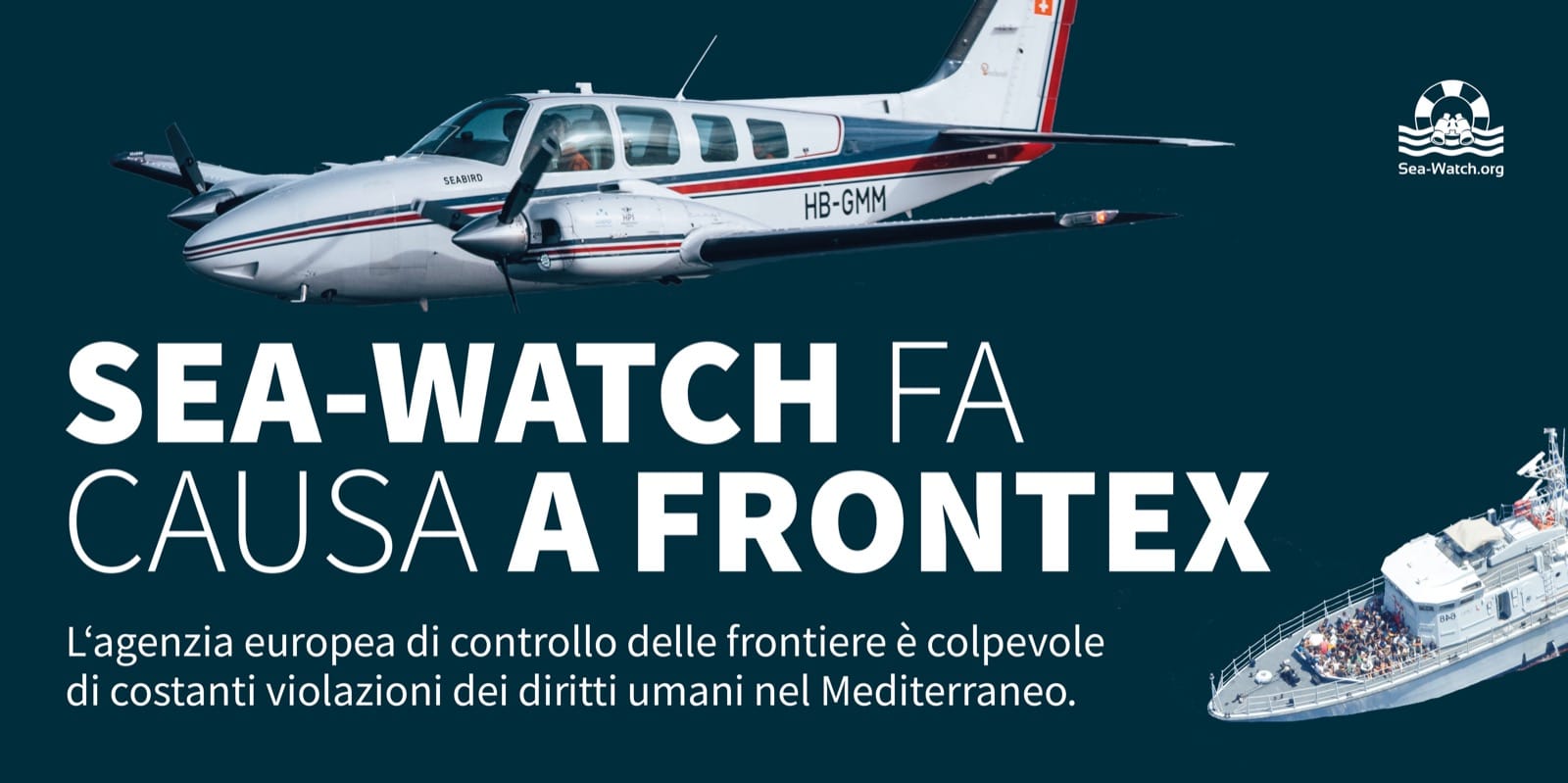 Sea-Watch porta Frontex in tribunale