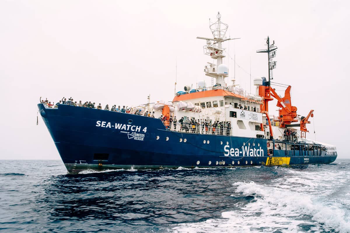 "We must never forget that this is about people!" • Sea-Watch e.V.